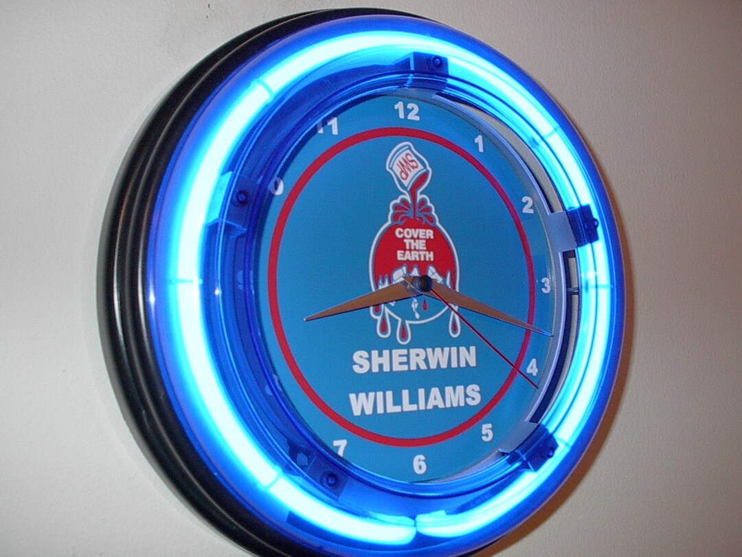 Sherwin Williams Paint Painter Hardware Store Man Cave Bar Retro Neon ...