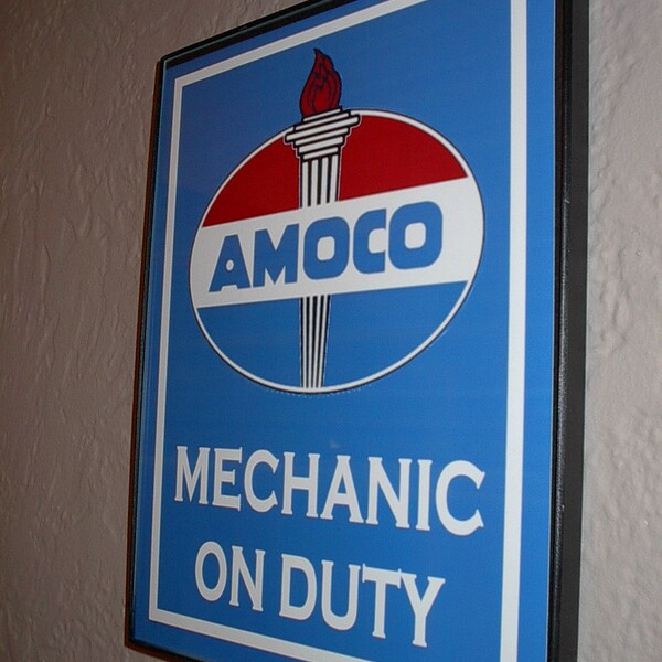 Vintage Amoco Gas Signs - Etsy