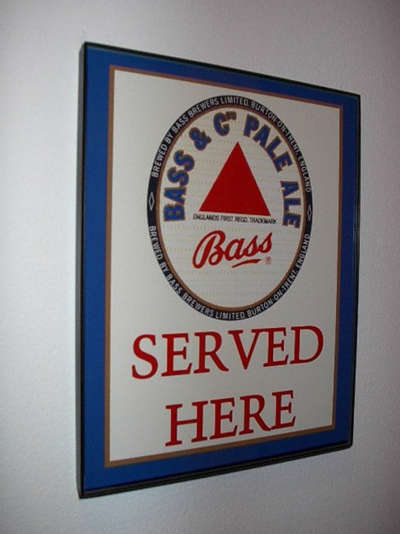 Bass English Ale Beer Bar Framed Advertising Print Man Cave | Etsy