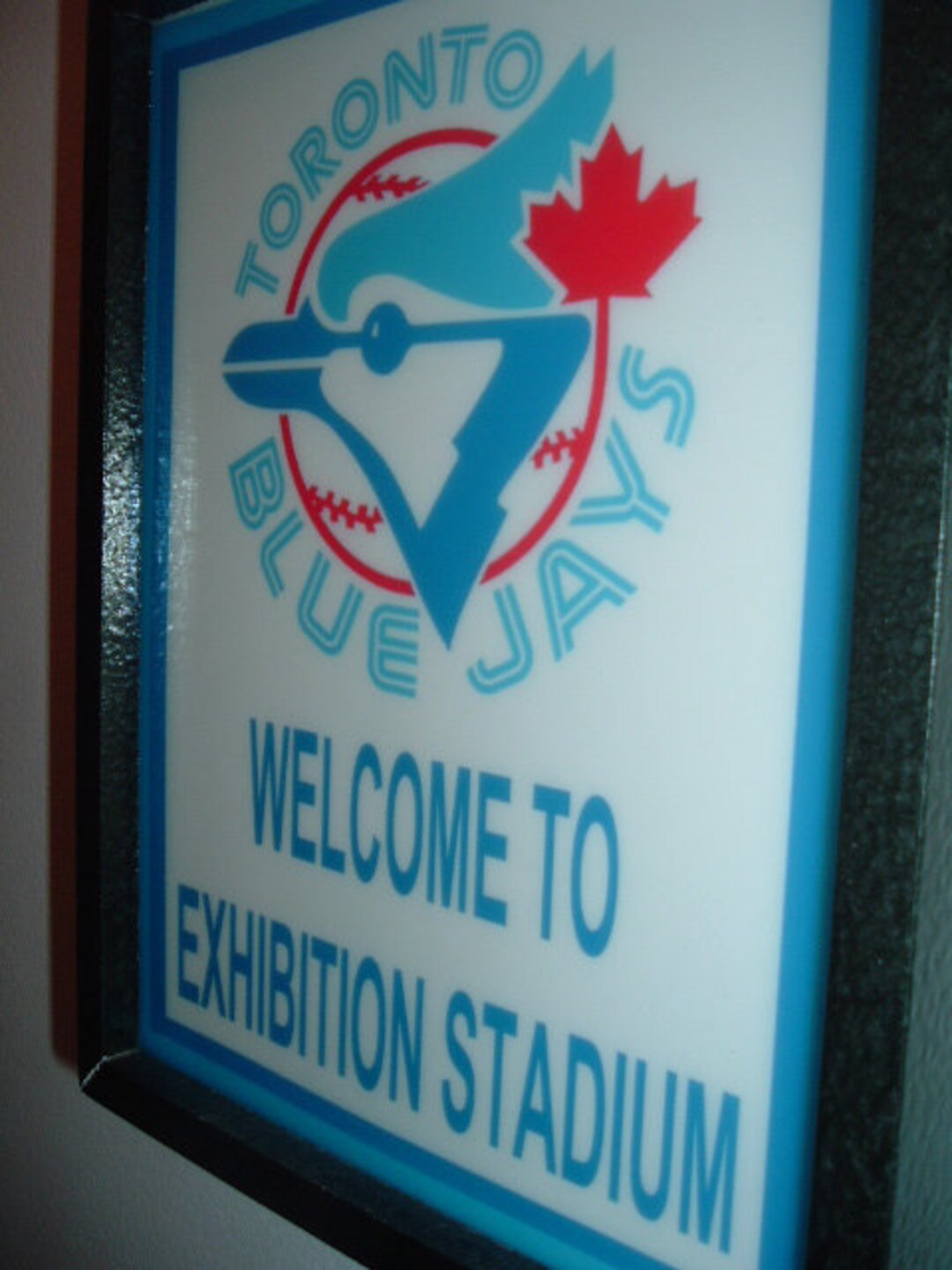 Toronto Blue Jays Throwback Baseball Stadium Bar Man Cave Lighted ...