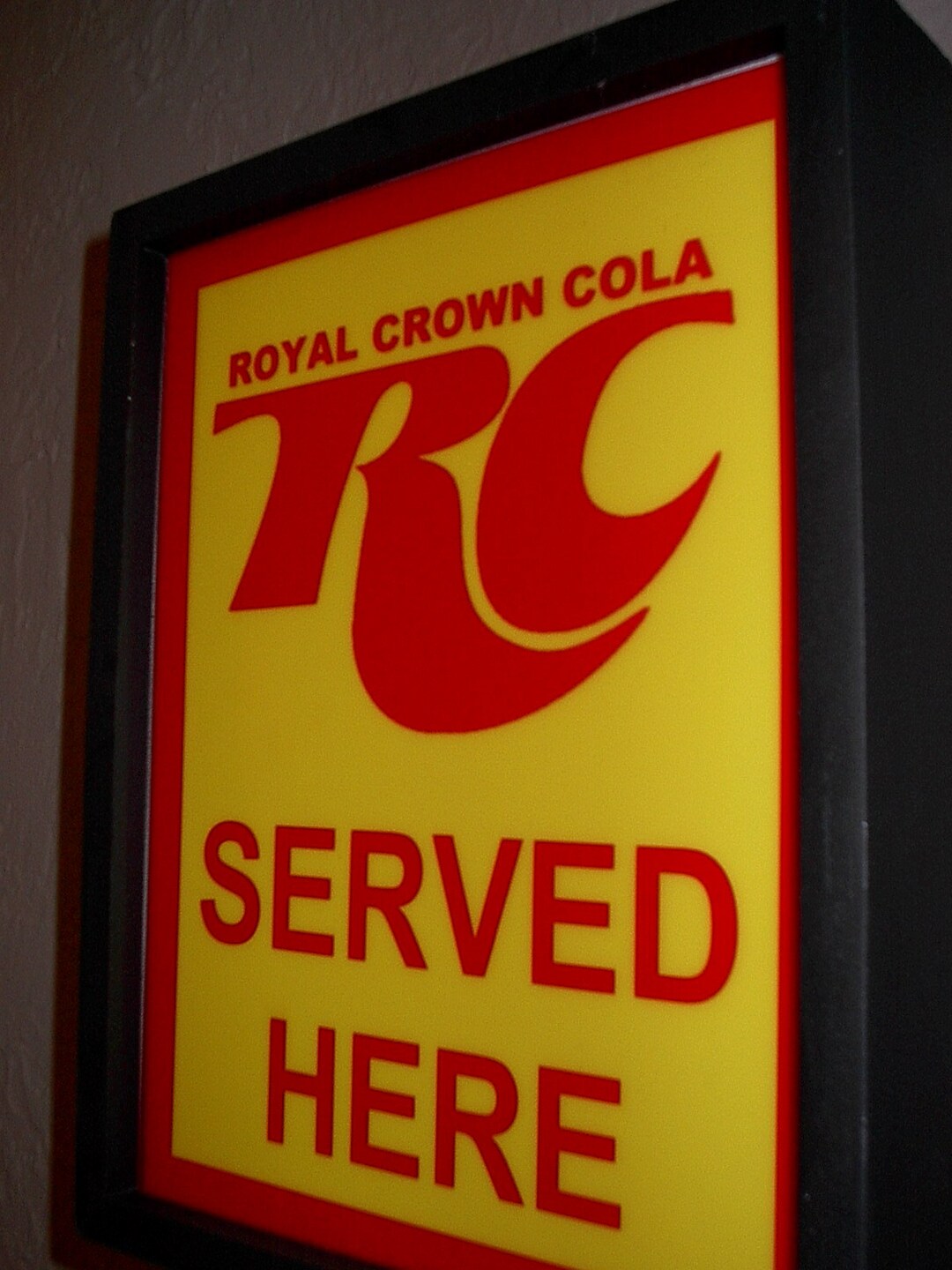RC Royal Crown Cola Soda Fountain Diner Kitchen Bar Man Cave Retro ...