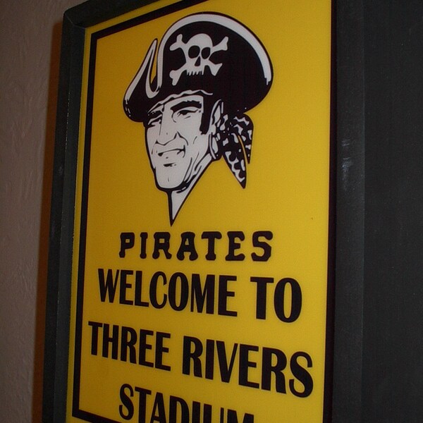 Three Rivers Stadium Sign - Etsy