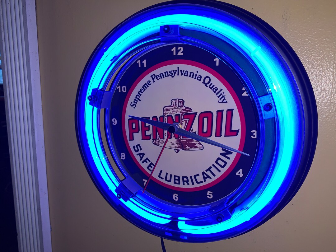 Pennzoil OLDLOGO Gas Service Station Oil Garage Mechanic Neon Lighted ...