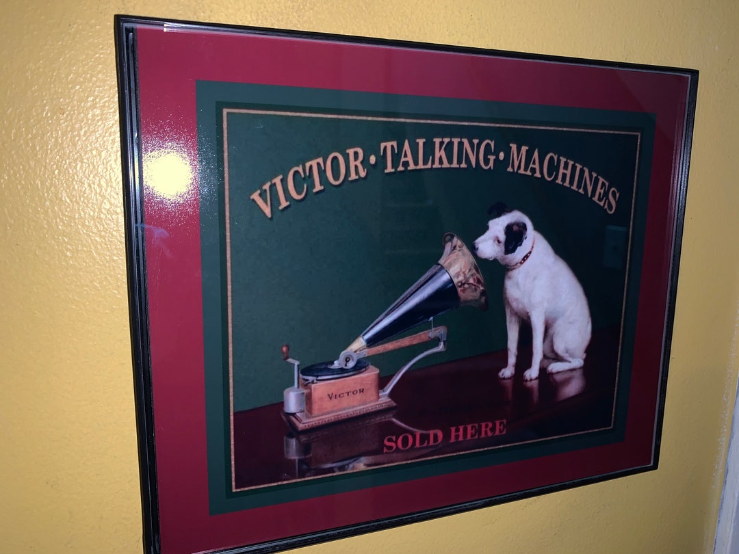 Victor Victrola Cilindro Fonógrafo RCA Nipper Perro Radio Taller de ...