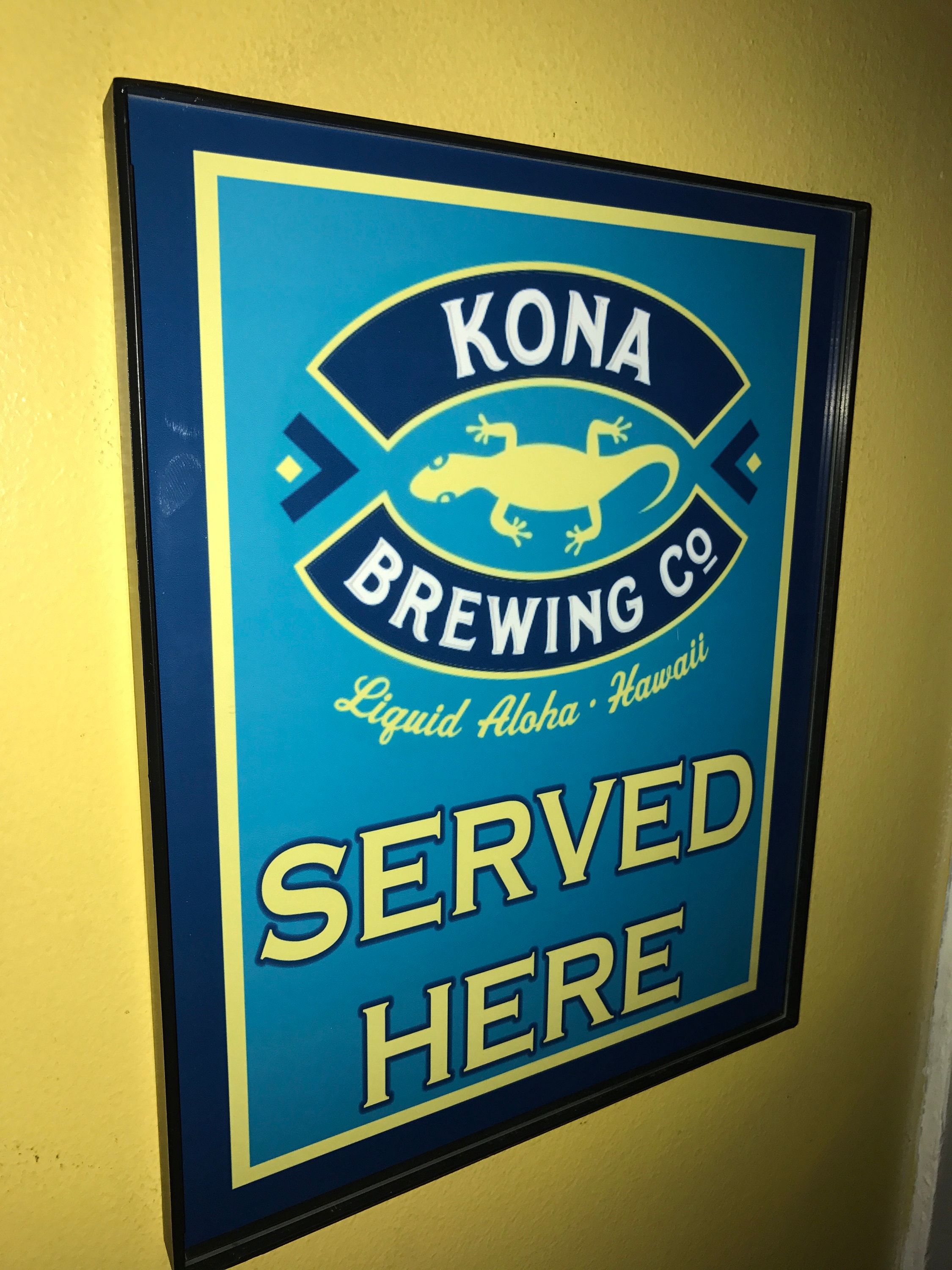 Kona Hawaii Beer Bar Framed Advertising Print Man Cave Sign - Etsy Canada