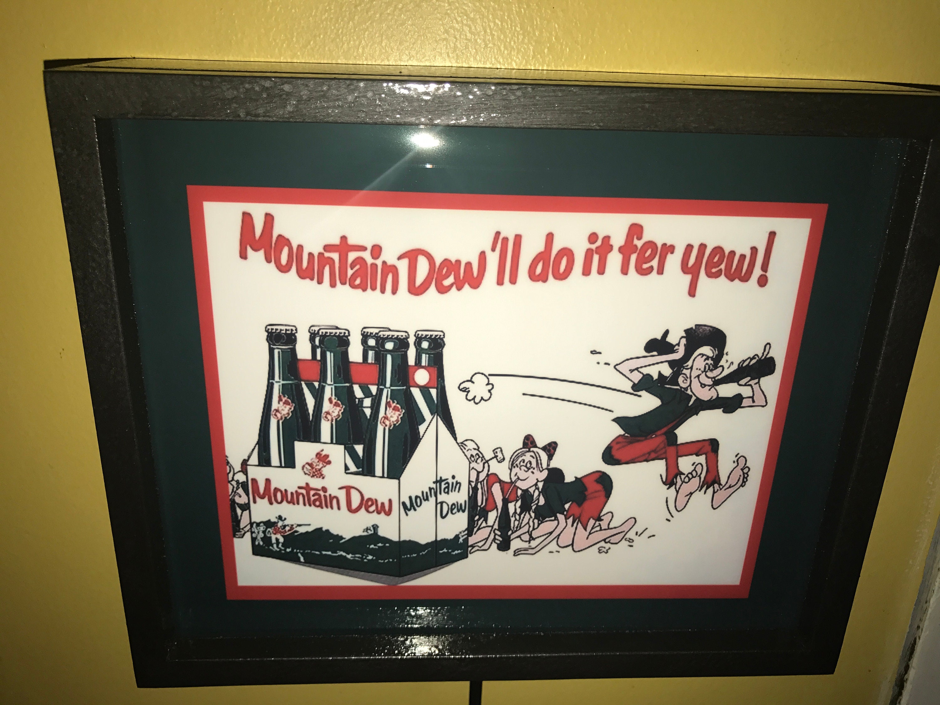 Mountain Dew Hillbilly Soda Fountain Diner Kitchen Bar Man - Etsy