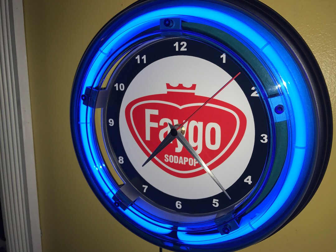 Faygo Detroit Soda Fountain Diner Kitchen Restaurant Man Cave Bar Neon ...