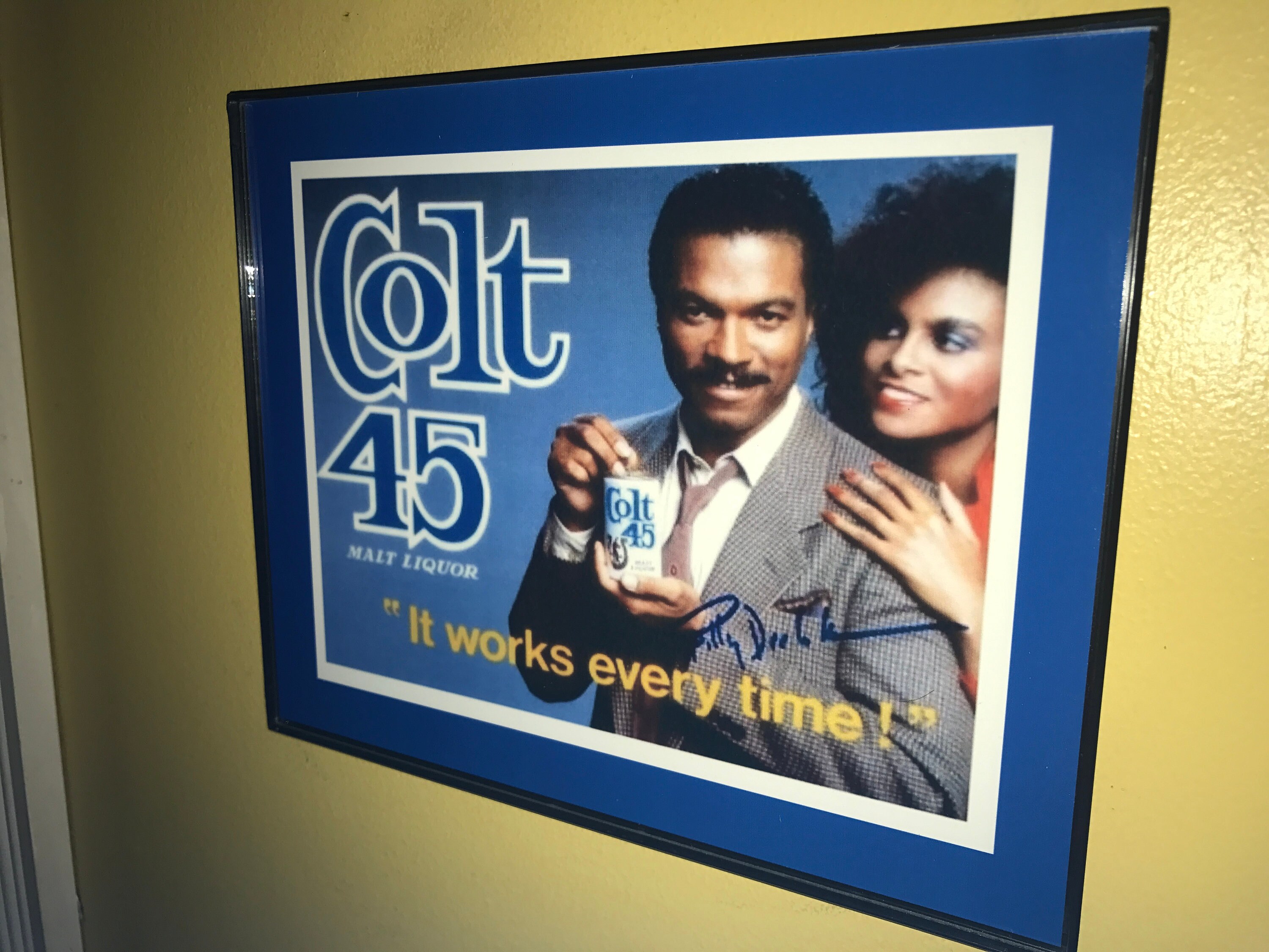 Colt 45 Billy Dee Williams Beer Bar Framed Advertising Print - Etsy