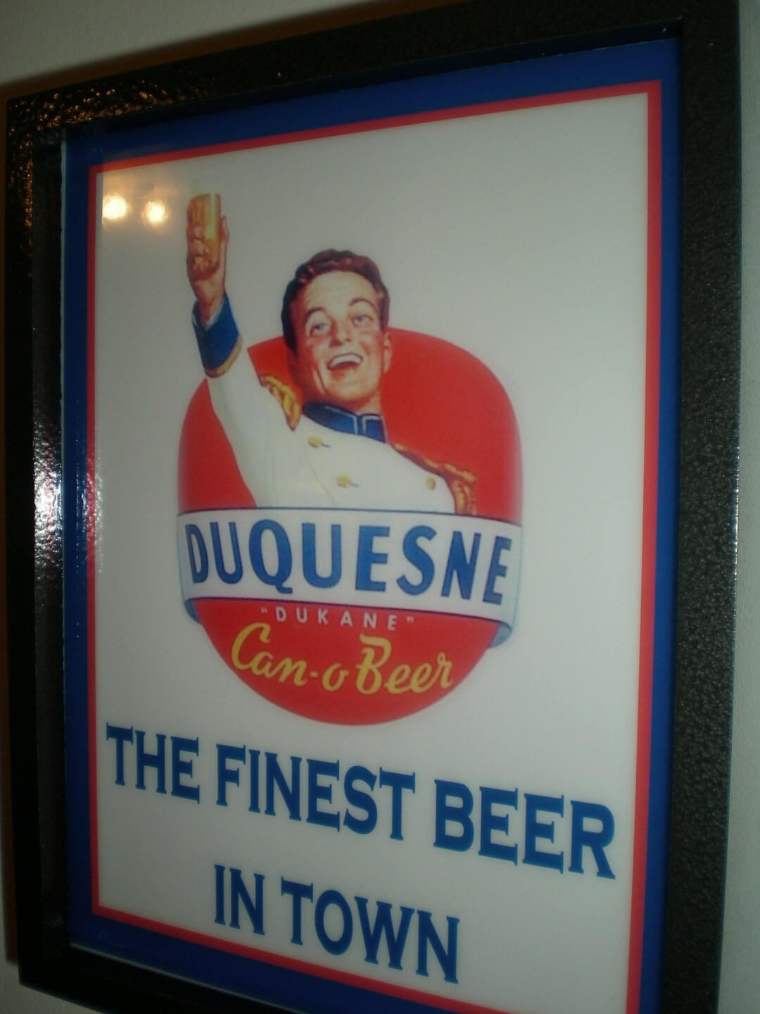 Duquesne Duke Beer Bar Man Cave Retro Lighted Advertising Sign - Etsy