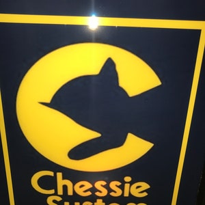 C&O Chessie System Cat Train Station Railroad Bar Man Cave Lighted ...