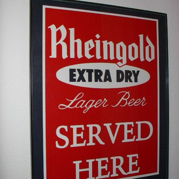 Rheingold Beer Sign - Etsy