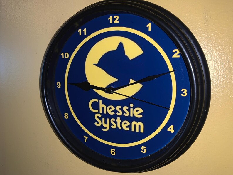 Chessie System Cat C&O Railroad Train Station Bar Advertising Man Cave ...