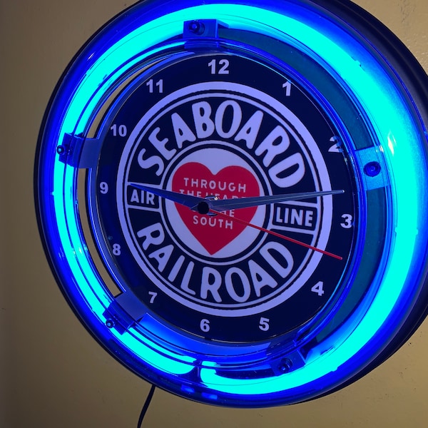 Neon Railroad Sign - Etsy