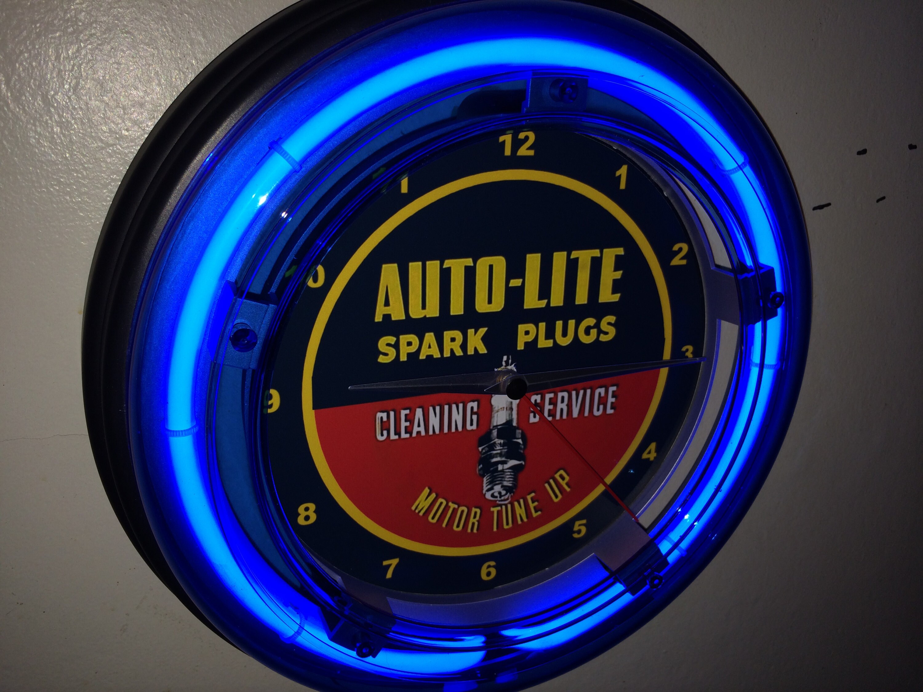 Auto Lite Spark Plugs Gas Station Mechanic Shop Garage Man Cave Bar ...