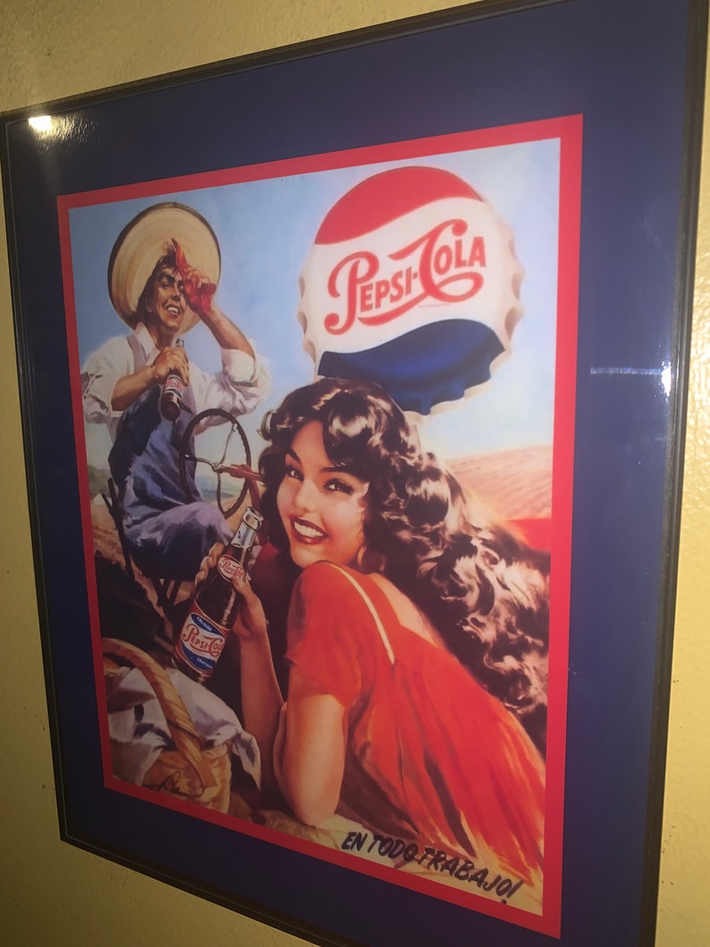 Pepsi Cola Soda Fountain Mexico Spanish Kitchen Diner Bar - Etsy