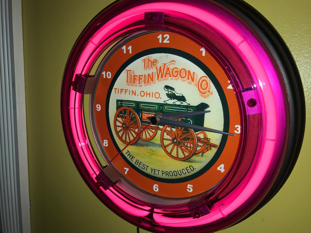 TIFFIN WAGON COMPANY Ohio Horse Carriage Livery Barn Farm Store Bar ...