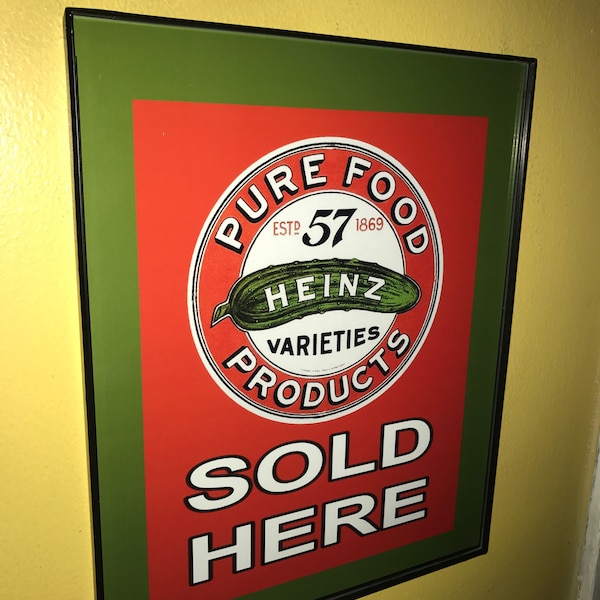 Heinz Ketchup Sign - Etsy
