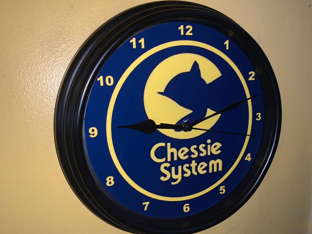 Chessie System Cat C&O Railroad Train Station Bar Advertising Man Cave ...