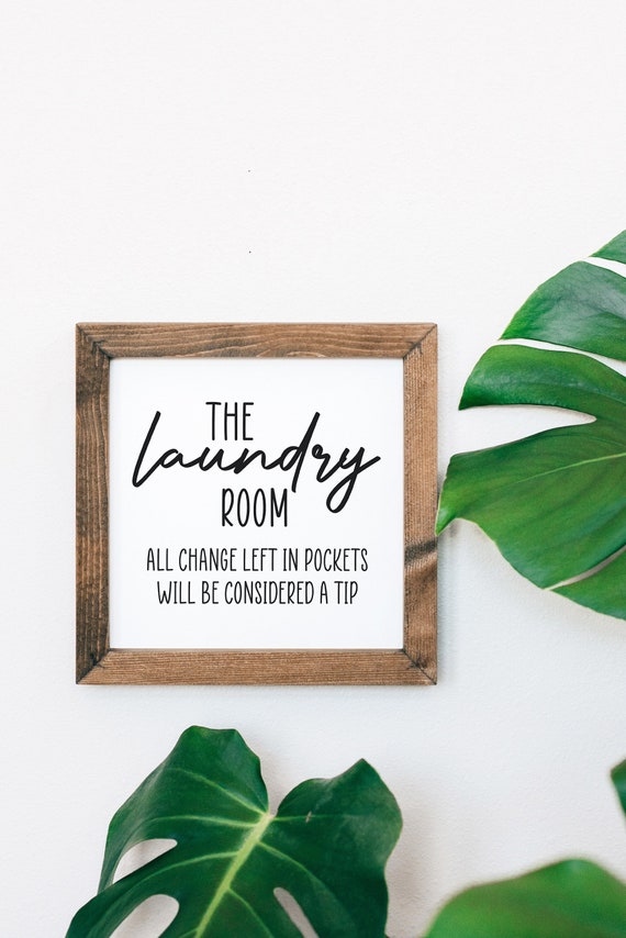 All Change Left Funny Laundry Room Framed Sign Humor Gift | Etsy