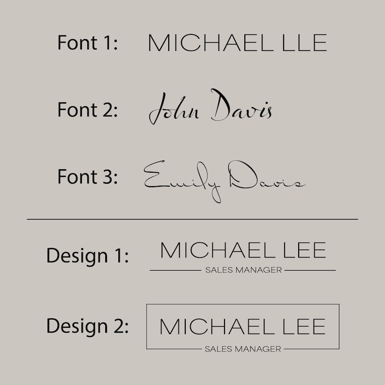 Name Plate for Wall or Door - Acrylic Name Sign for Office - Wood ...