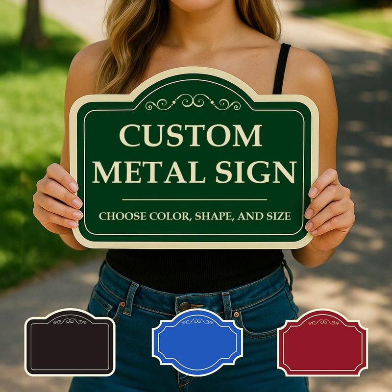 Gate Signs Metal Custom - Etsy
