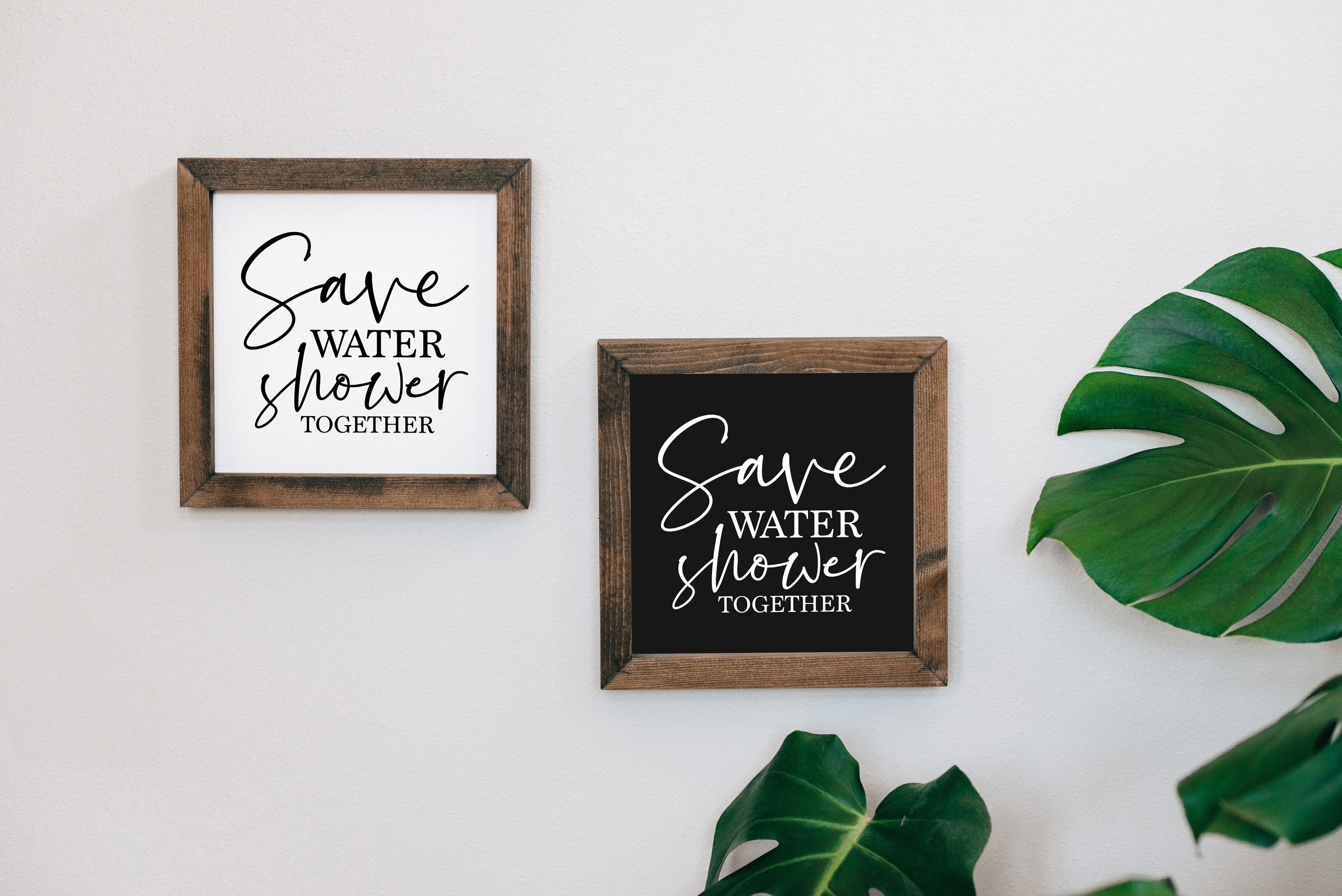 Save Water Shower Together Sign - Funny Bathroom Sign - Humor Bathroom ...