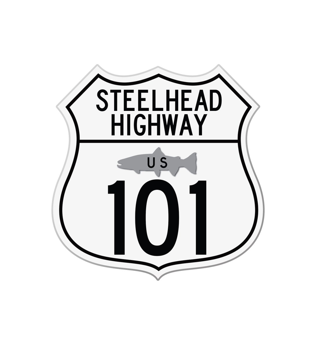 Steelhead Highway 101 Washington, Oregon & California - Etsy
