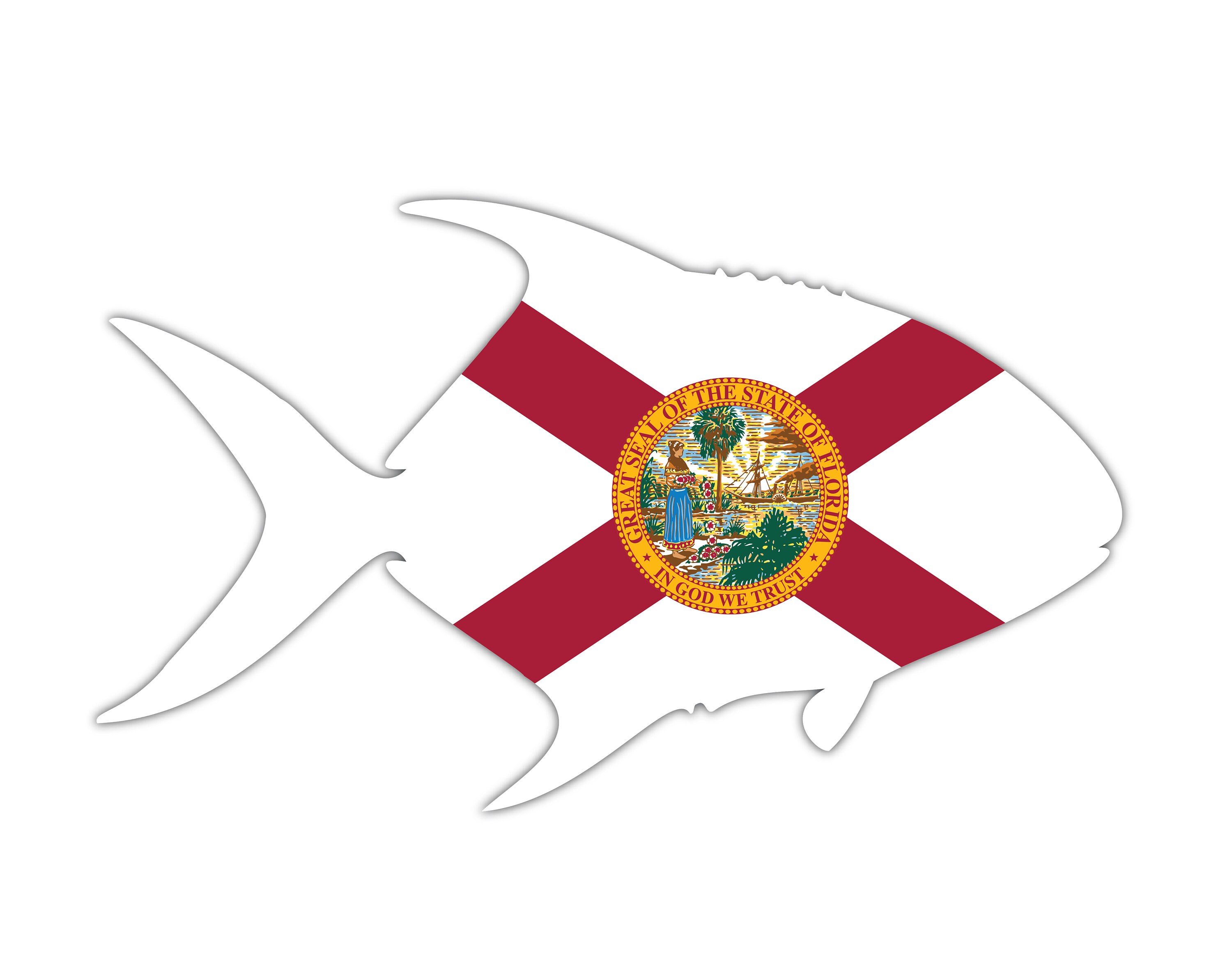 3" Florida Permit Die Cut Sticker - Etsy