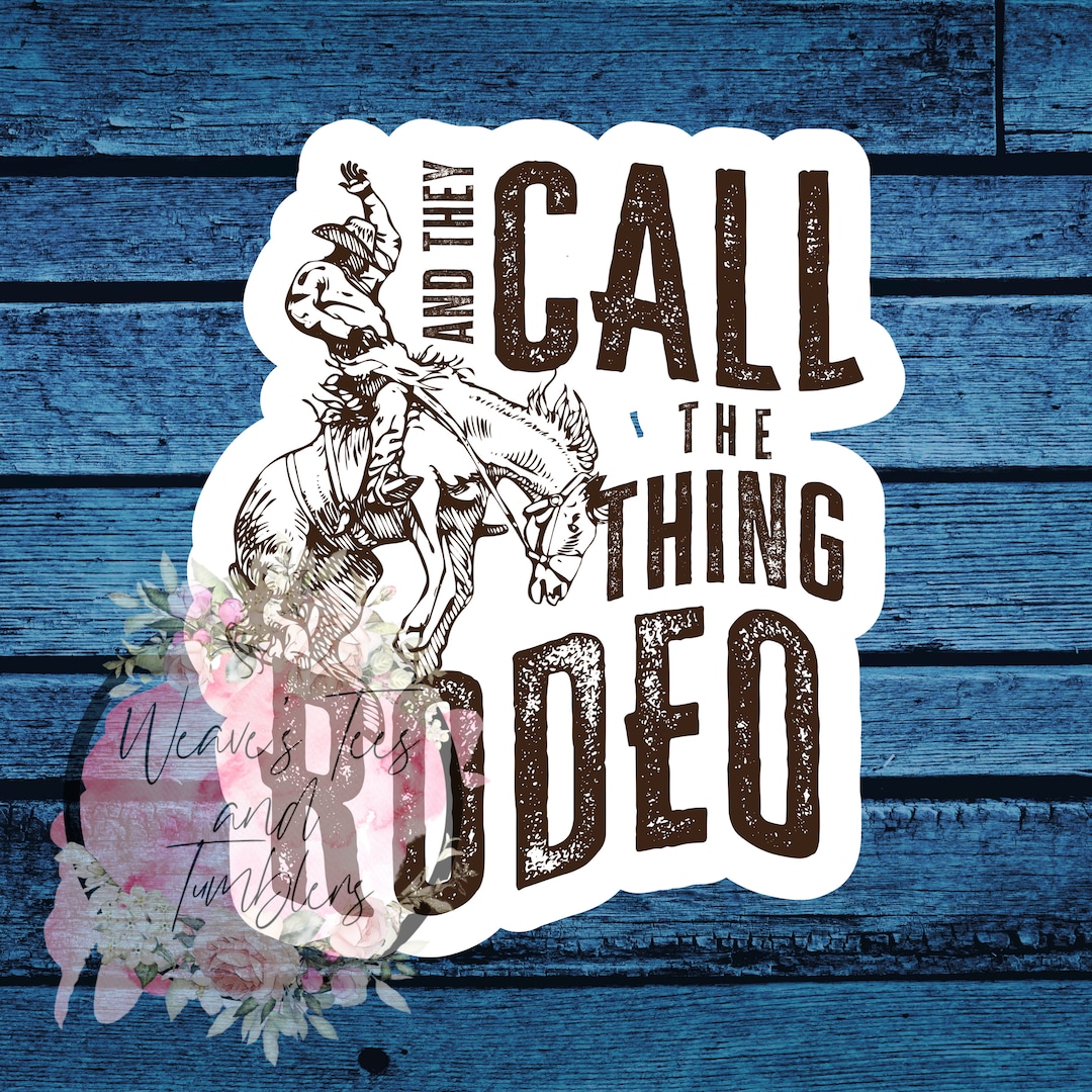 Rodeo Sticker, Bronc Sticker, Horse Sticker, Horse Lover Sticker - Etsy