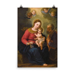 The Holy Family | Italian Art | Renaissance Biblical Poster Print - Etsy