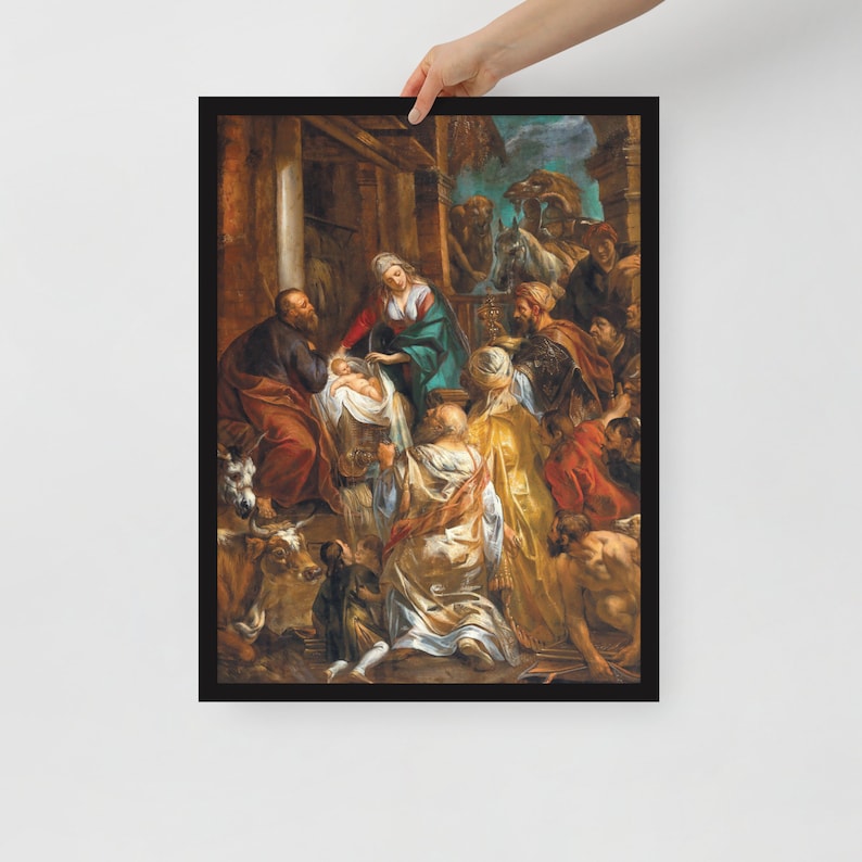 The Adoration of the Magi | Jacob Jordaens | 1657 Nativity Biblical ...
