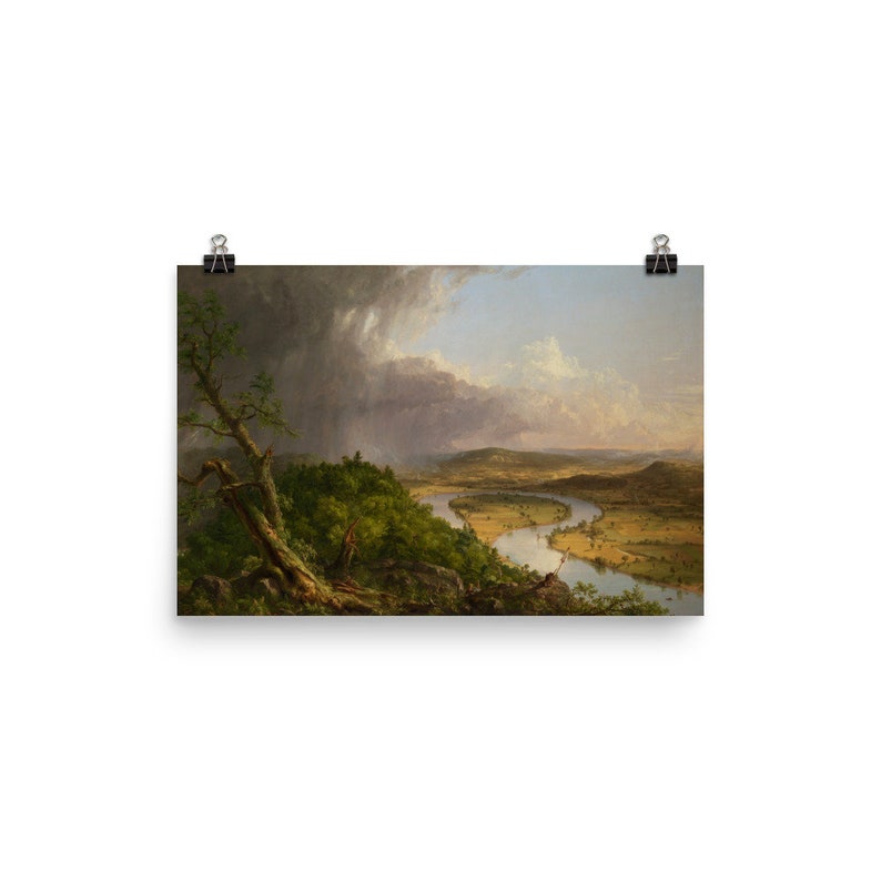 The Oxbow | Thomas Cole | 1836 American Painting Print - Etsy