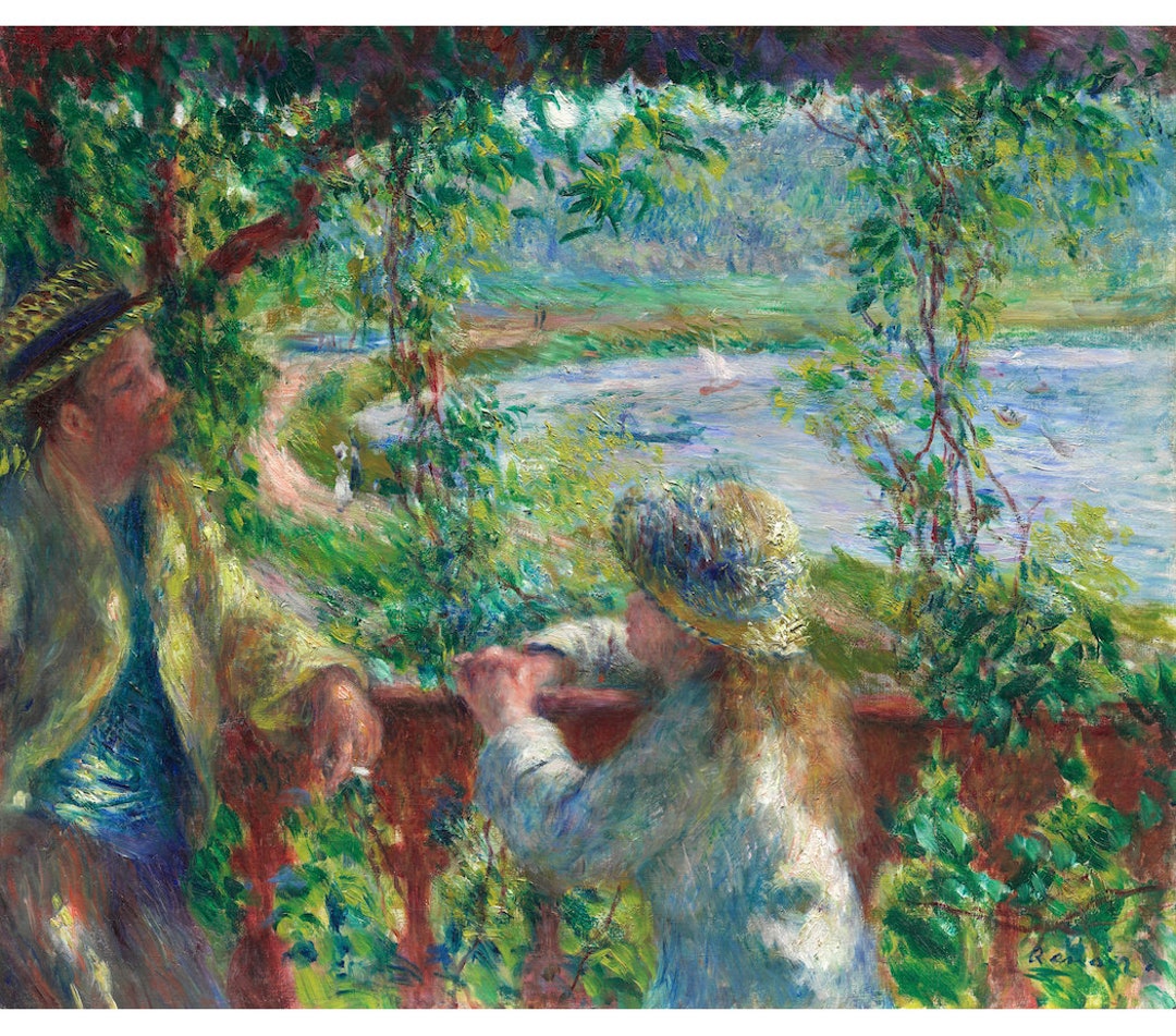 Near the Lake | Pierre-auguste Renoir | 1880 French Impressionism ...