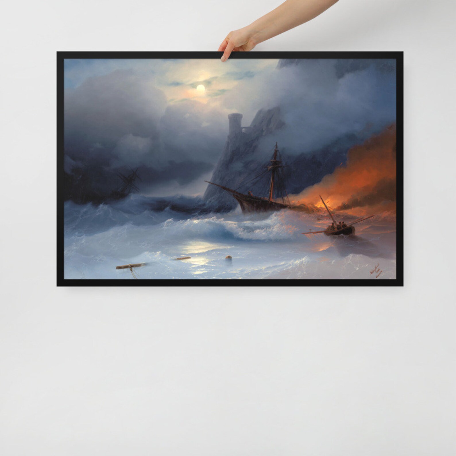 Tempest | Ivan Aivazovsky | 1855 Naval Print - Etsy