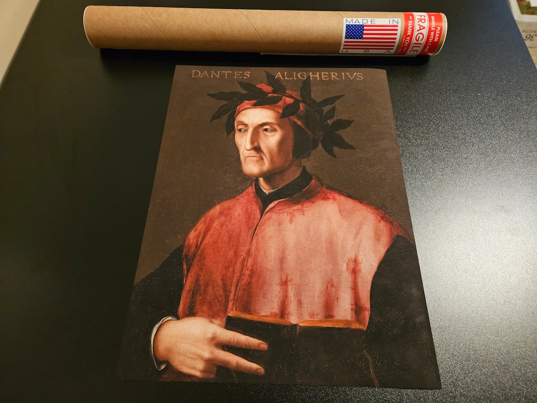 Portrait of Dante Alighieri | Florence Art | 1540 Renaissance Divine ...