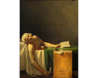 Death of Marat french La Mort De Marat 1793 Painting by - Etsy