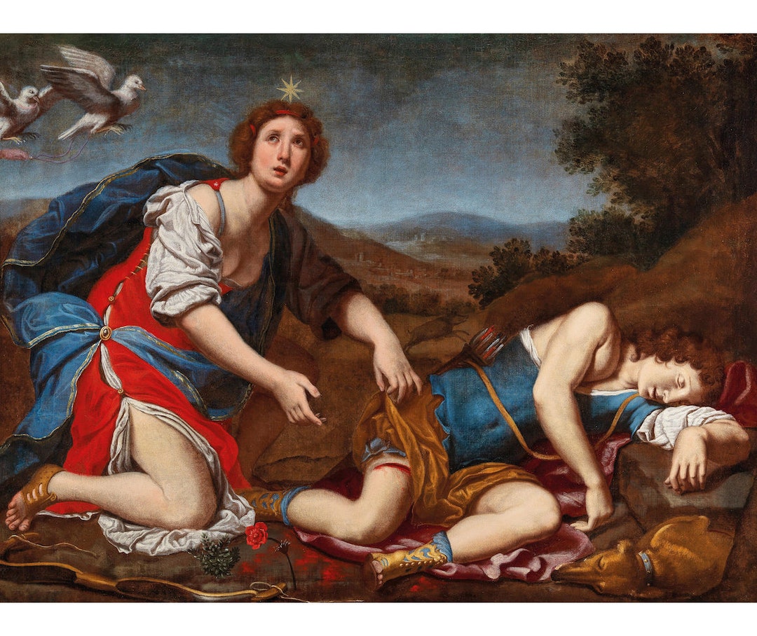 The Death of Adonis | Lorenzo Lippi | Renaissance Greek Mythology ...