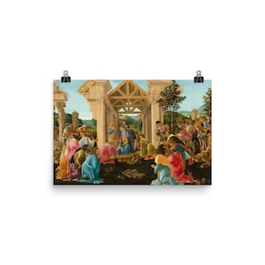 The Adoration of the Magi | Sandro Botticelli | 1482 Renaissance ...