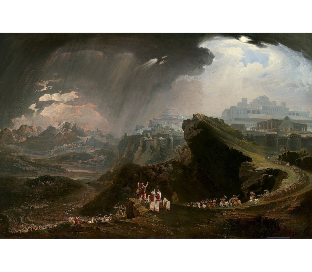 Joshua Commanding the Sun to Stand Still Upon Gibeon | John Martin ...