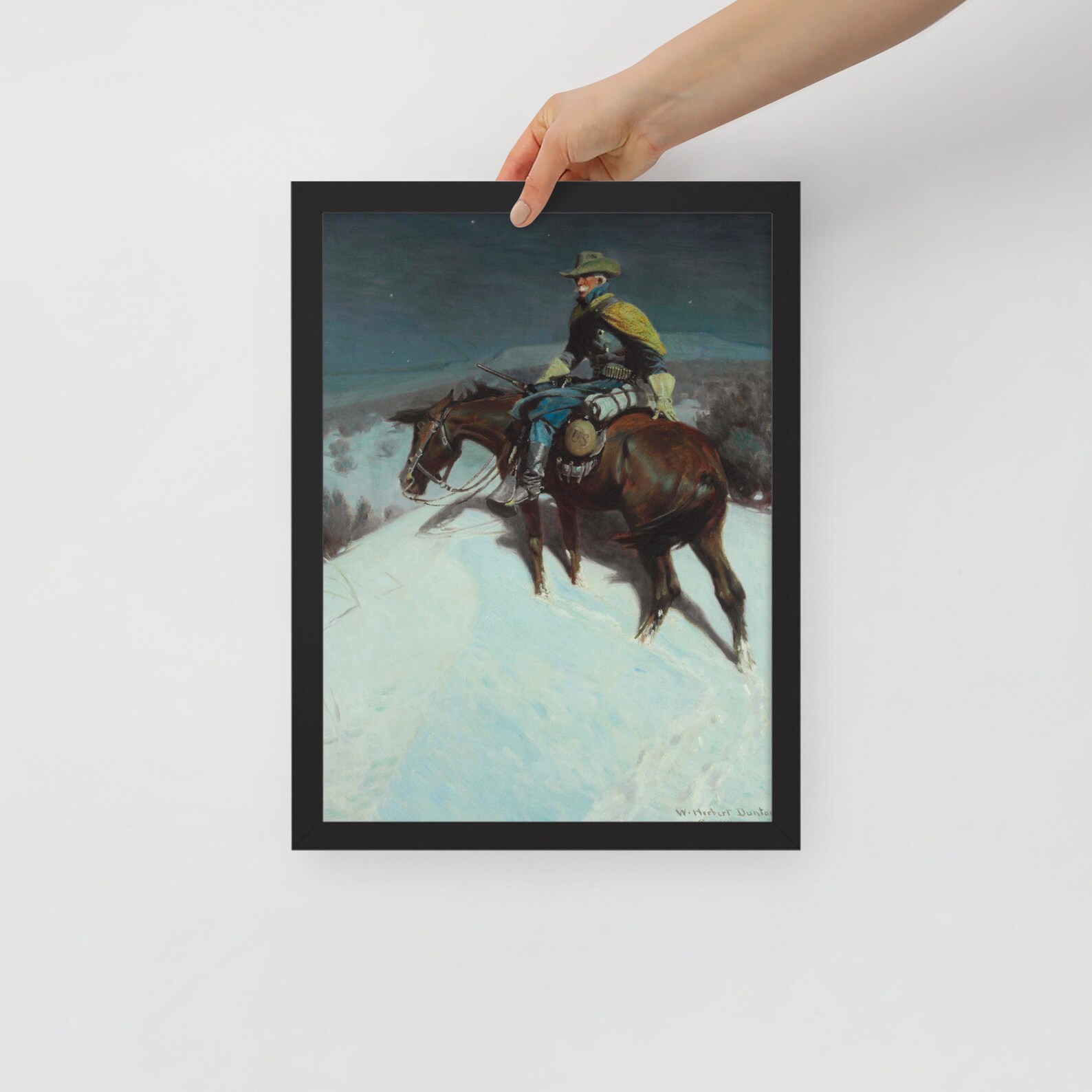 The Vidette, Custer Trooper William Herbert Dunton 1914 Wild West ...