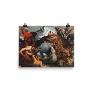 The Tiger, Lion and Leopard Hunt | Peter Paul Rubens | 1616 Baroque ...