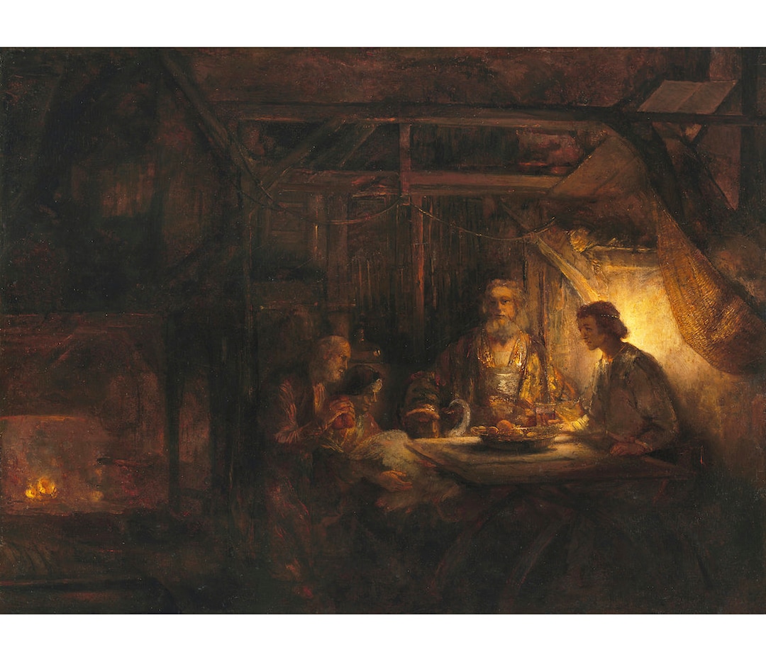 Philemon and Baucis | Rembrandt | 1658 Renaissance Greek Mythology ...