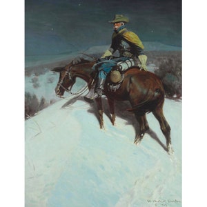 The Vidette, Custer Trooper | William Herbert Dunton | 1914 Wild West ...