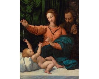 Raphael Holy Family - Etsy