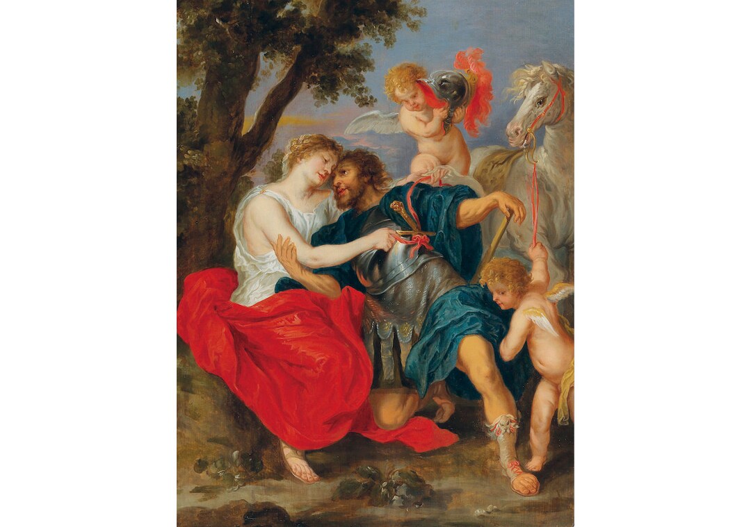 Venus Disarming Mars | Peter Paul Rubens | 1620 Renaissance Greek ...