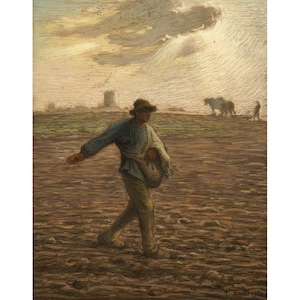 The Sower | Jean-françois Millet | 1865 French Print - Etsy