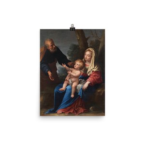 The Holy Family | Italian Art | Renaissance Gospel Biblical Poster ...