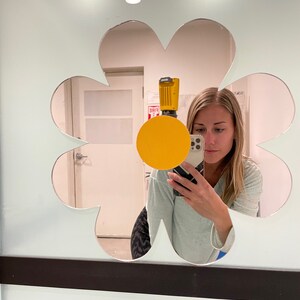 Flower Shaped Mirror Flower Wall Art Mirror Flower Child - Etsy
