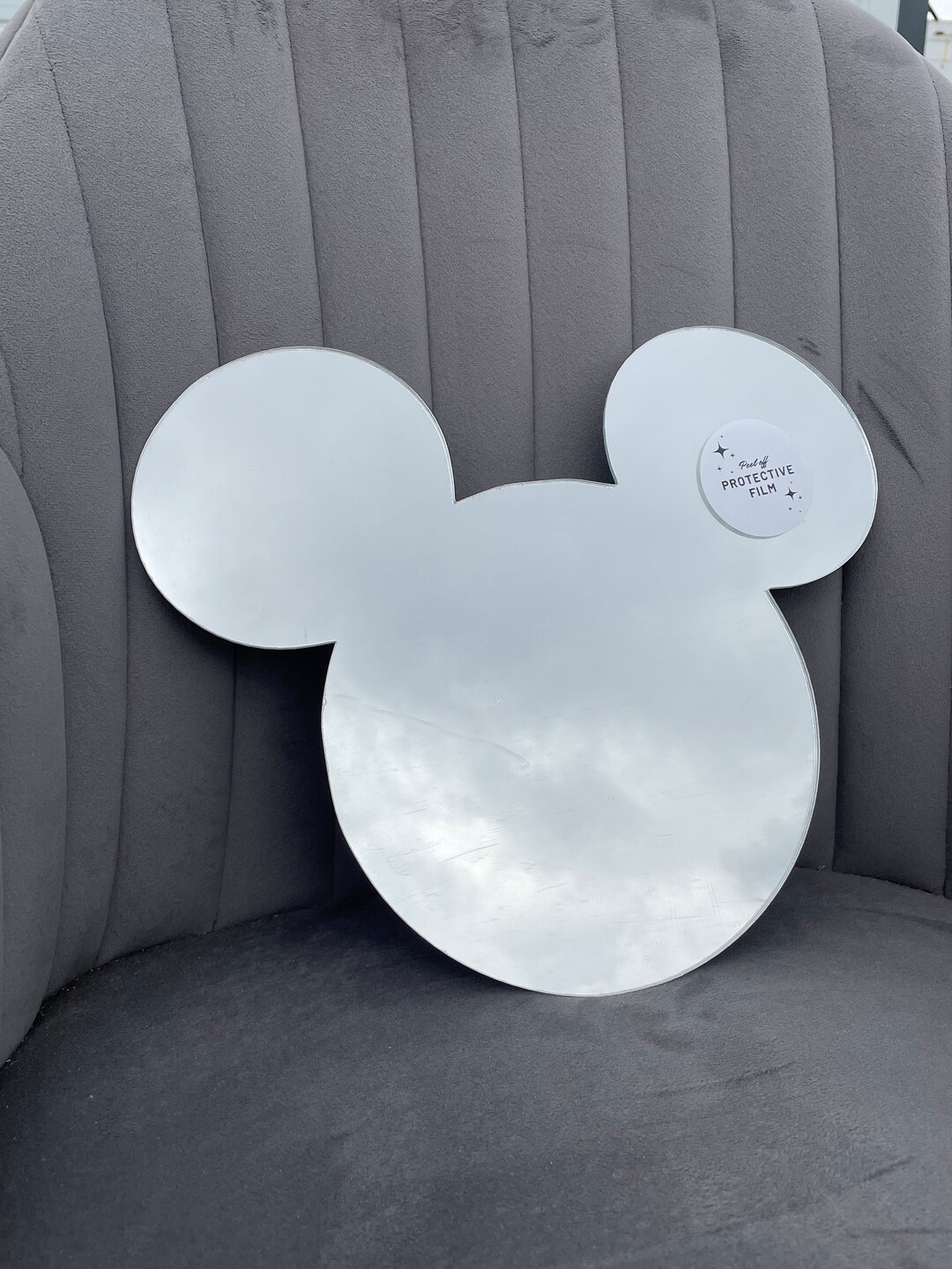 Buy Mickey Mouse Head Mirror Iconic Disney Character Wall Decor ...