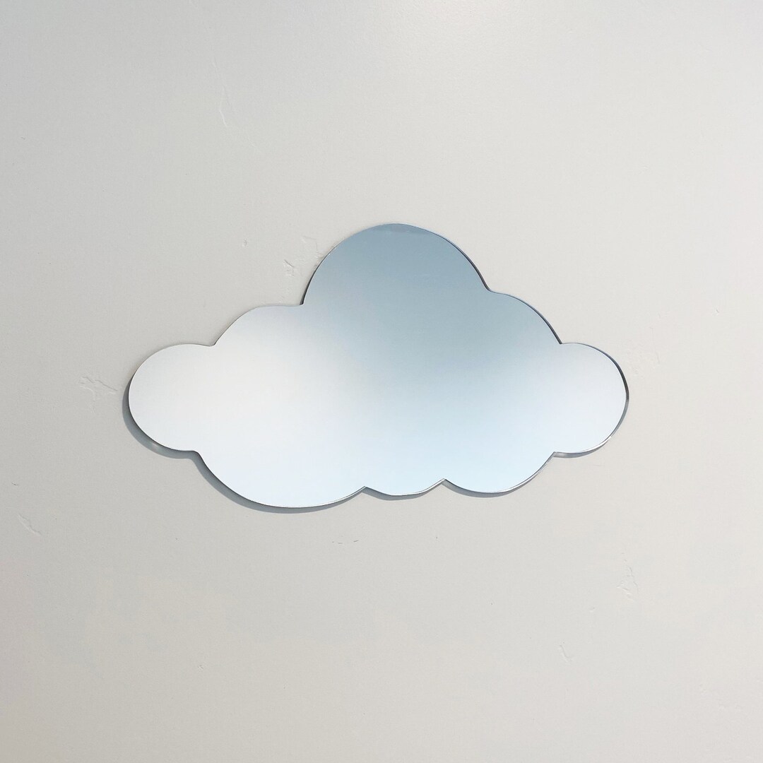 Cloud Shaped Mirror Wall Art Serene Sky-inspired Home Decor, Gentle ...